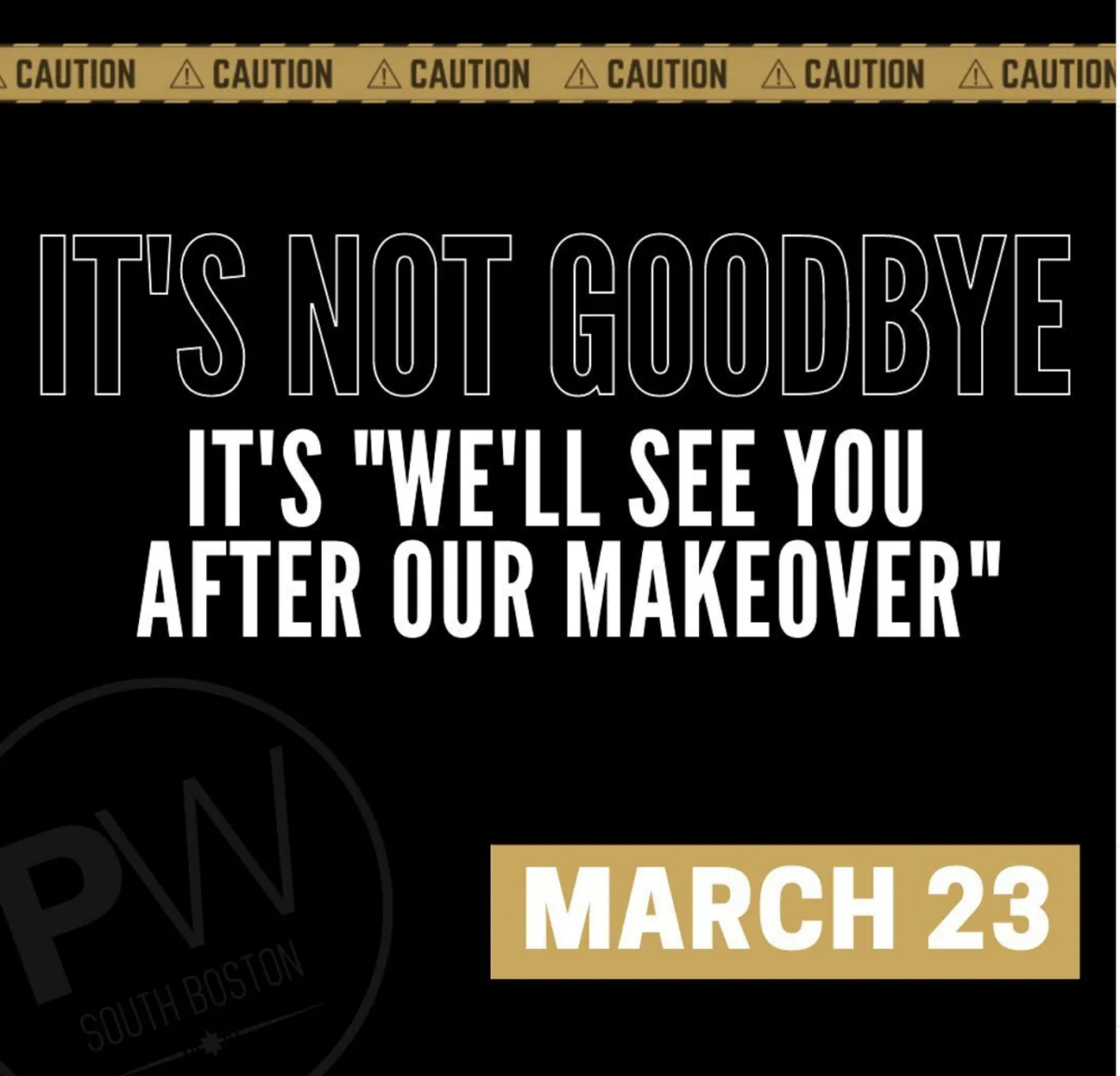 Goodbye for now: The Playwright - Caught In Southie