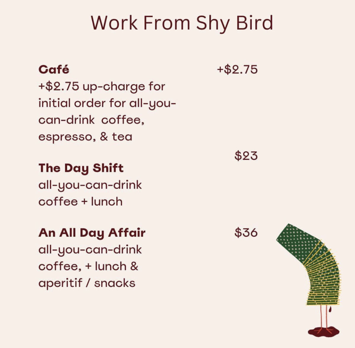 Shy Bird - Shaking up the Work From Home Experience - Caught In Southie