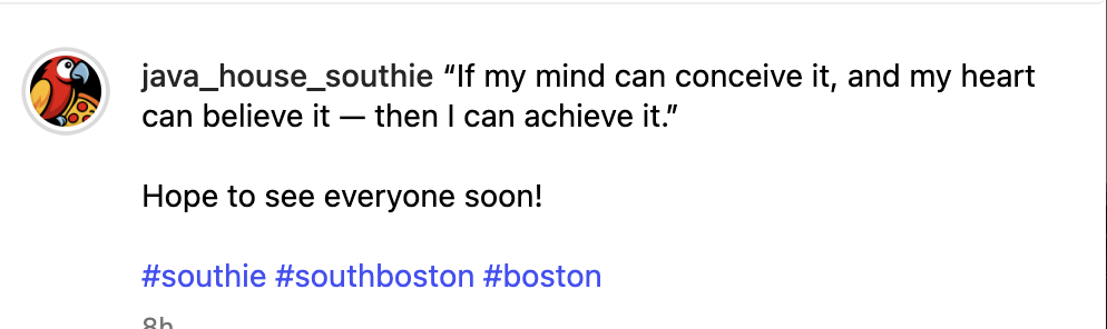 Big news! Looks like Java House could be coming back - Caught In Southie