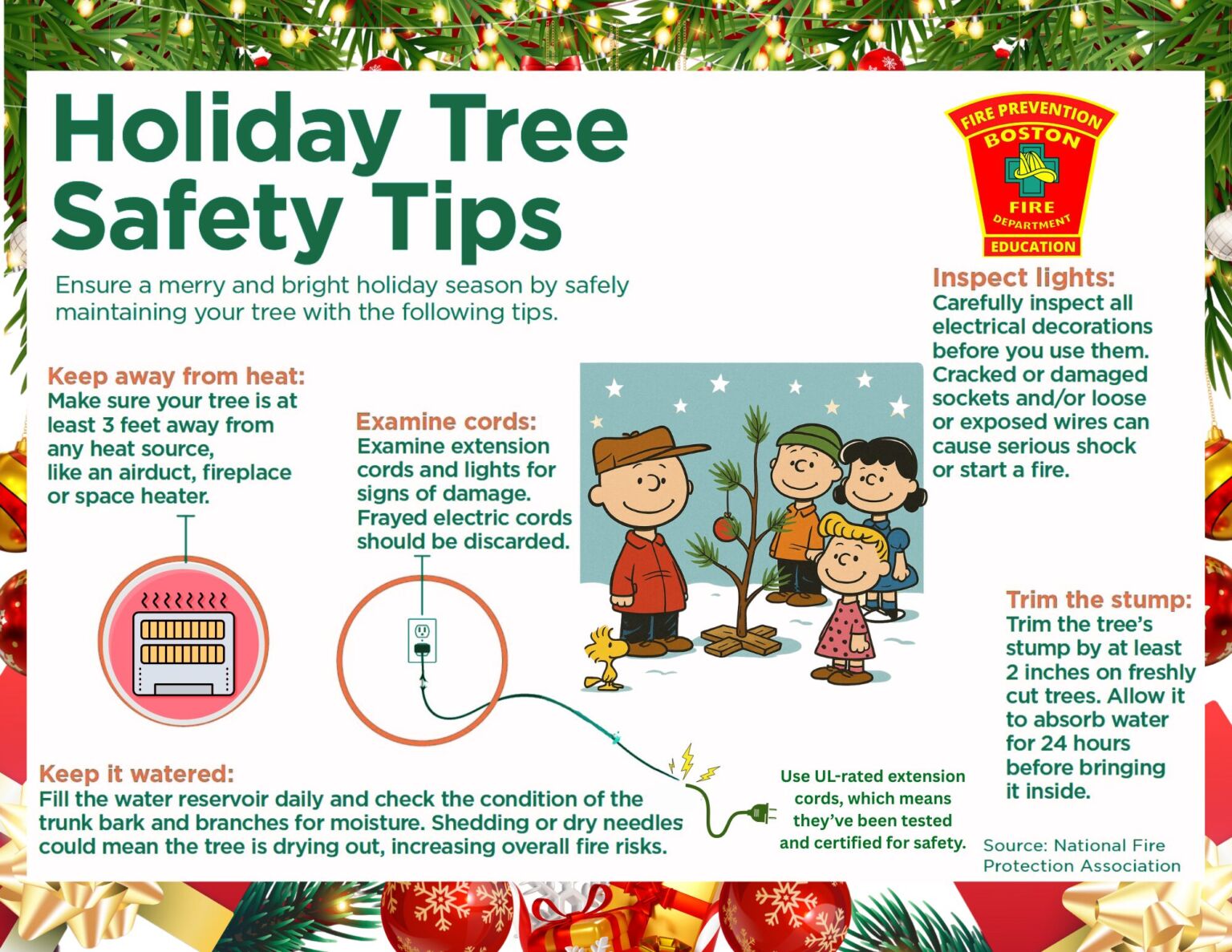 Christmas Tree Safety Tips from BFD - Caught In Southie