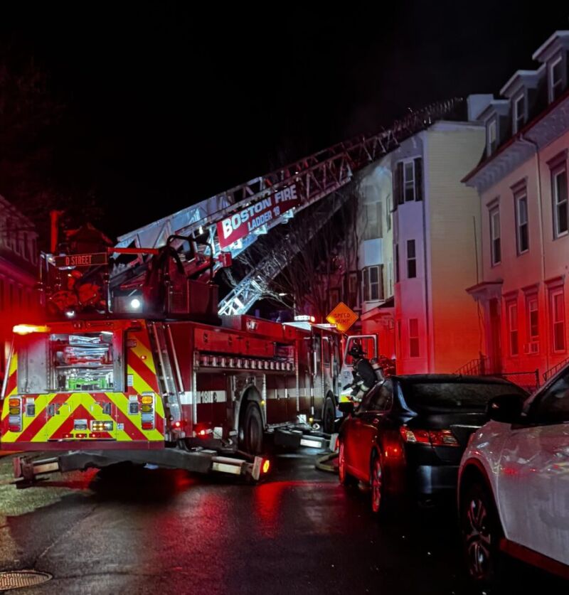 Fire on East Fourth Street in South Boston on Tuesday night - Caught In ...